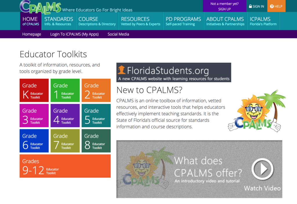 CPALMS | Schoen Research